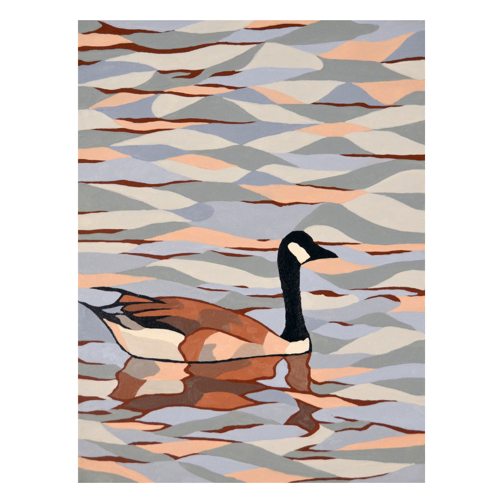 Canadian Goose original canvas art for sale by KW artist Munzy – Paint ...